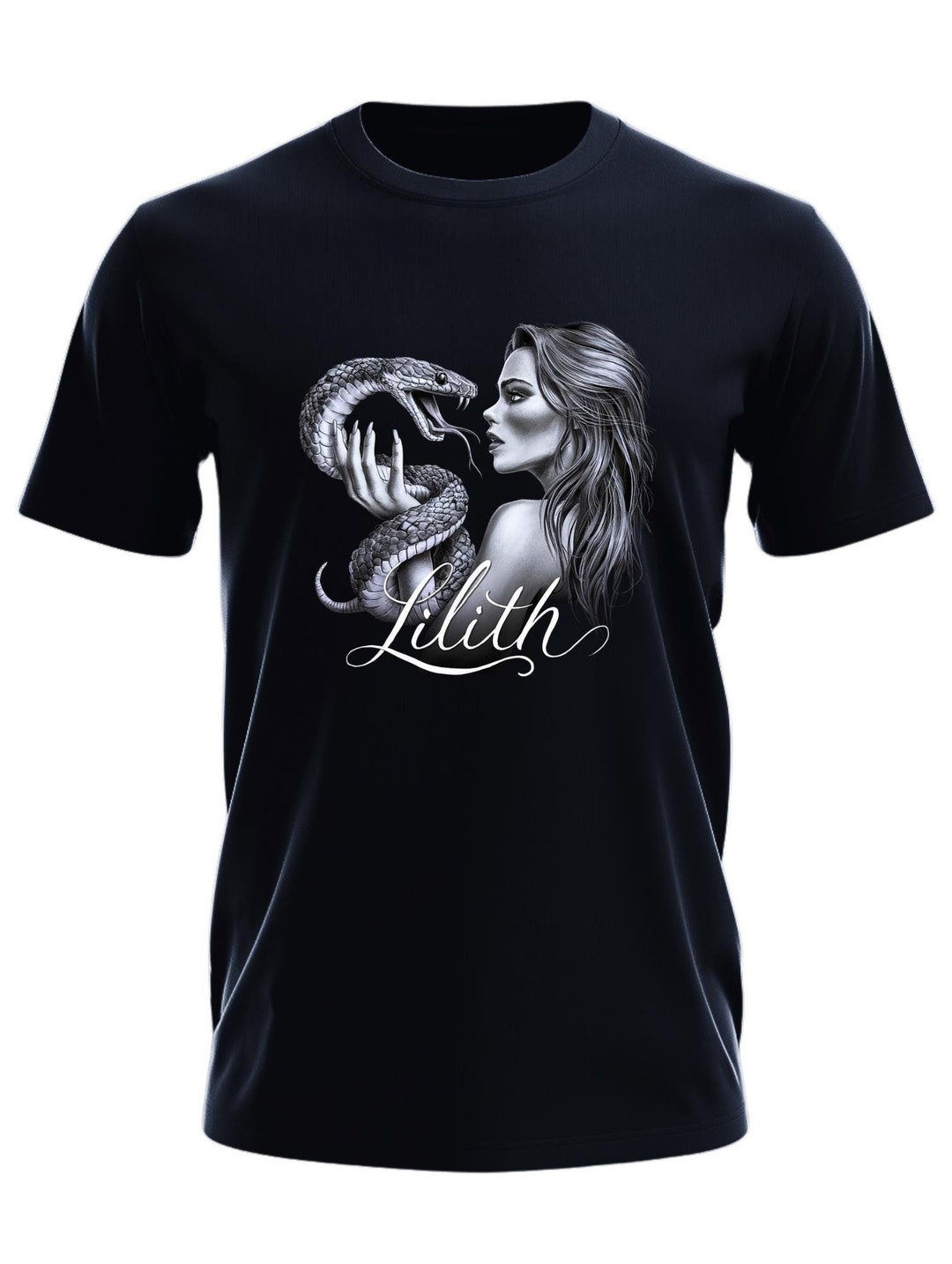 Gothic Lilith Shirt Lilith T-shirt Gothic Lilith Tee Lilith Serpent Tee ...