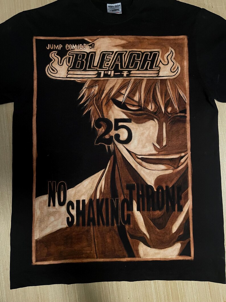 Bleach Anime White Ichigo Bleached Tee (size: L) - Etsy