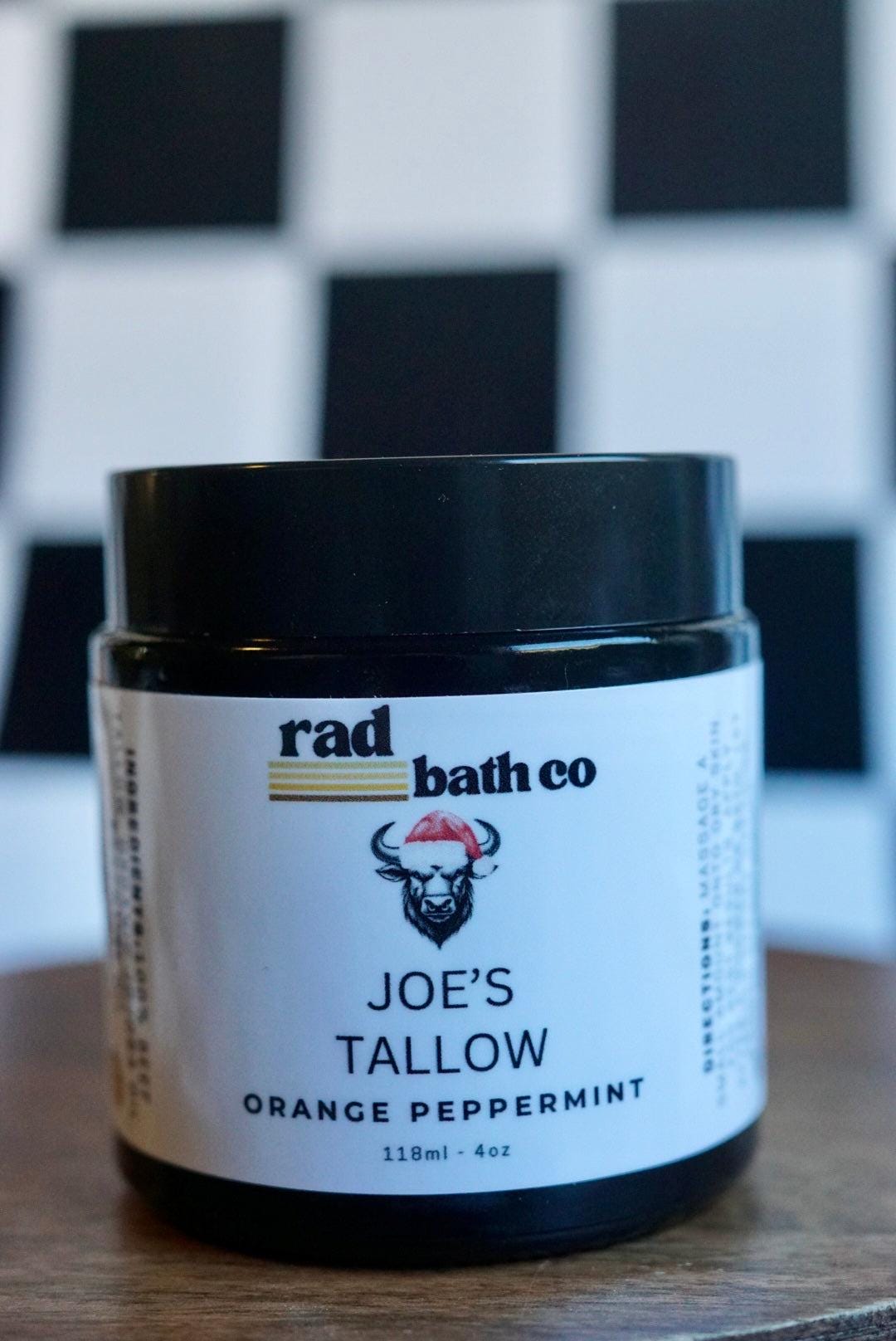 Orange Peppermint | Joe's Tallow | All Natural Whipped Tallow Balm - Etsy