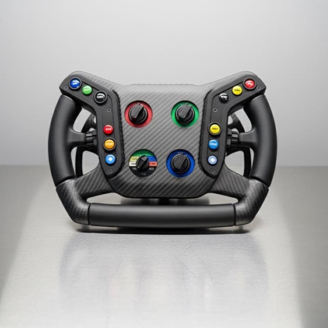 992R Sim Racing Wheel Carbon Fiber CNC Aluminum GT Simracing steering ...