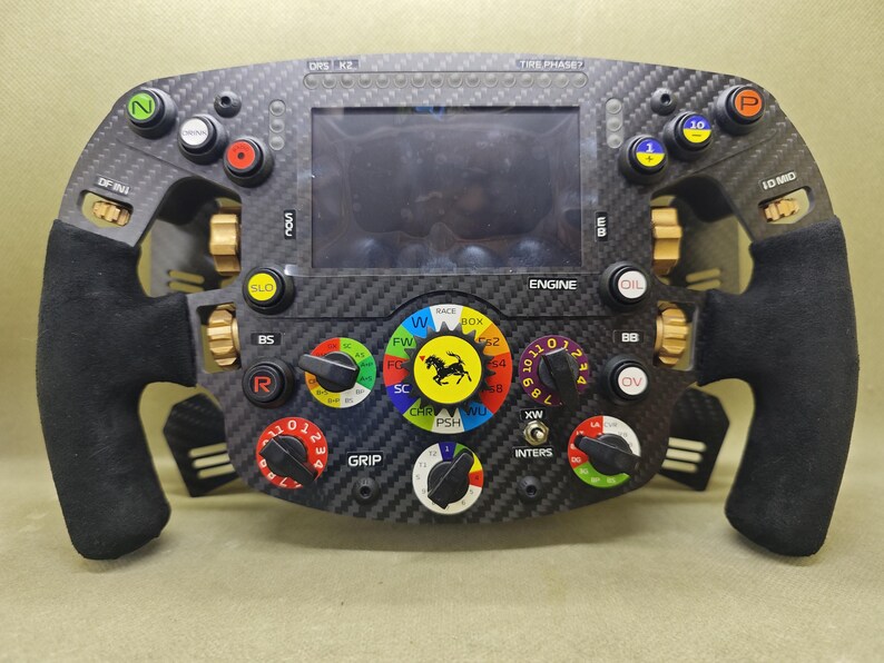 SF70 Sim Racing Formula Steering Wheel F1 Simracing Ferrari Simhub ...