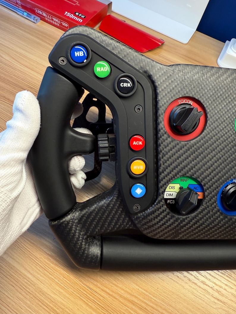 992R Sim Racing Wheel Carbon Fiber CNC Aluminum GT Simracing Steering ...