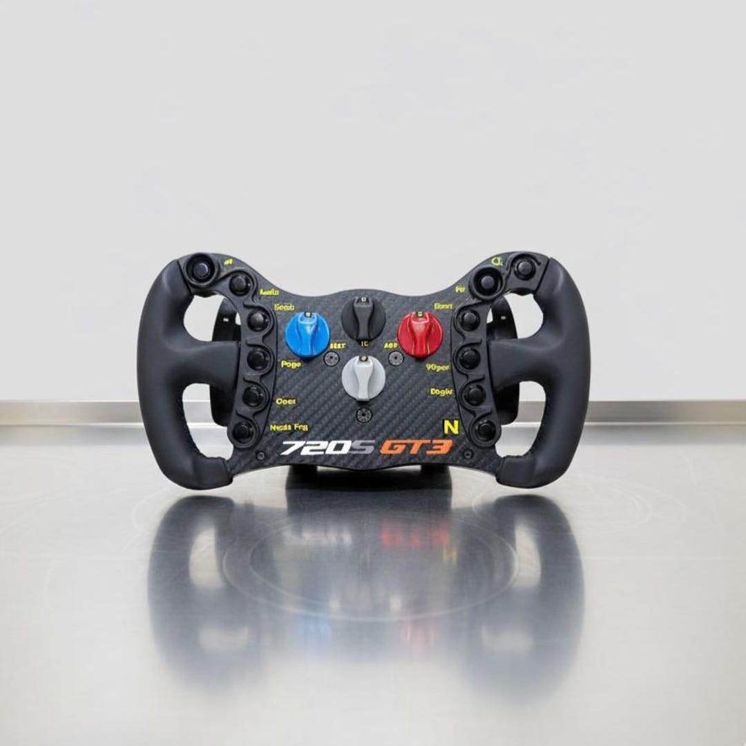 720s Sim Racing Wheel Carbon Fiber CNC Aluminum GT Simracing Steering ...