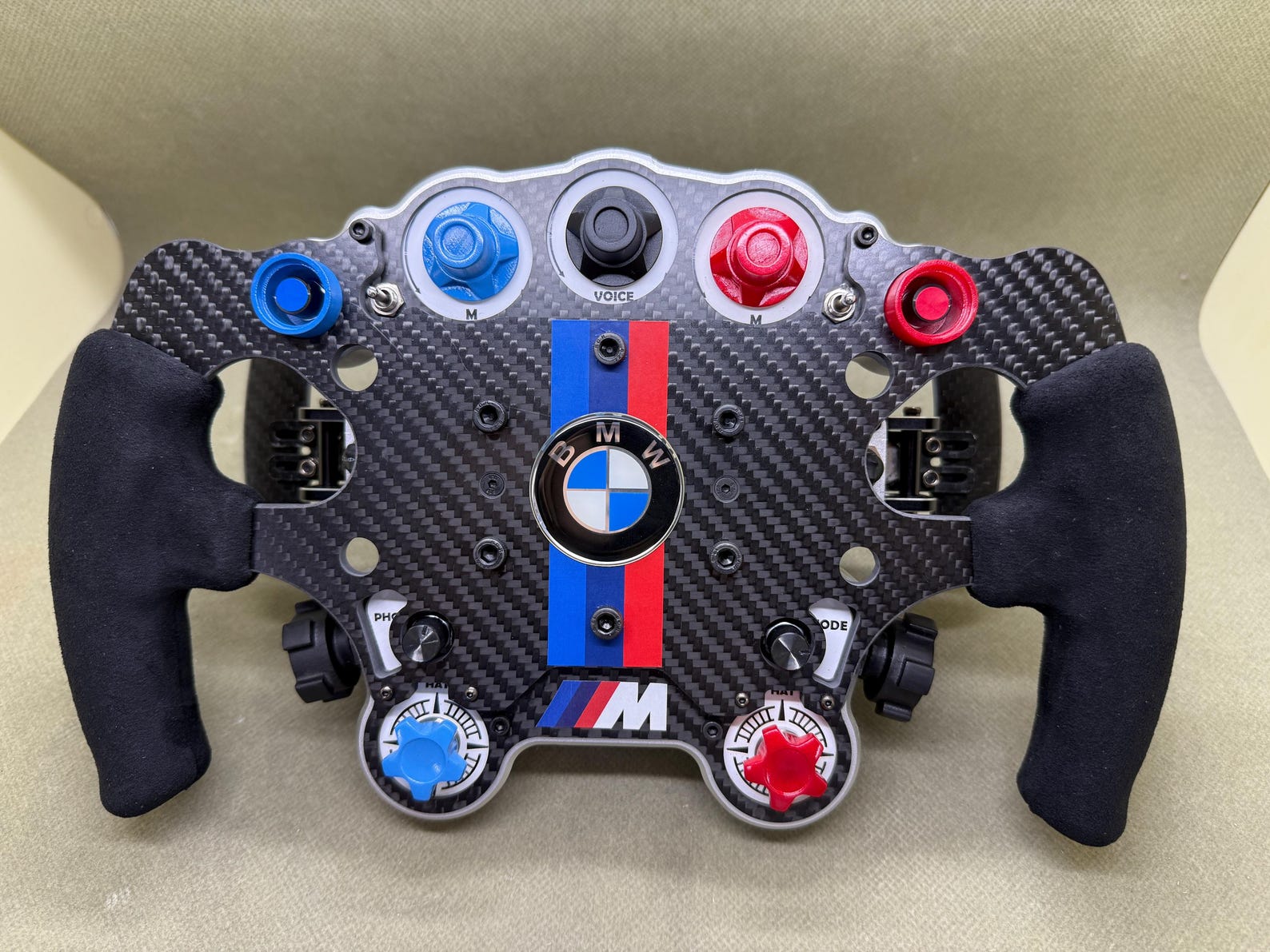 BMW GT Sim Racing Wheel Carbon Fiber Simracing Wheel Simhub Compatible ...