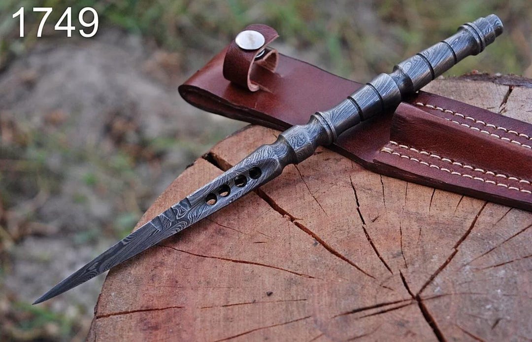 Handmade Double Edged Boot Knife, Damascus Best Hunting Knife ,handmade ...