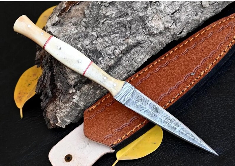 Handmade Double Edged Boot Knife, Best Hunting Knife, Handmade Knives ...