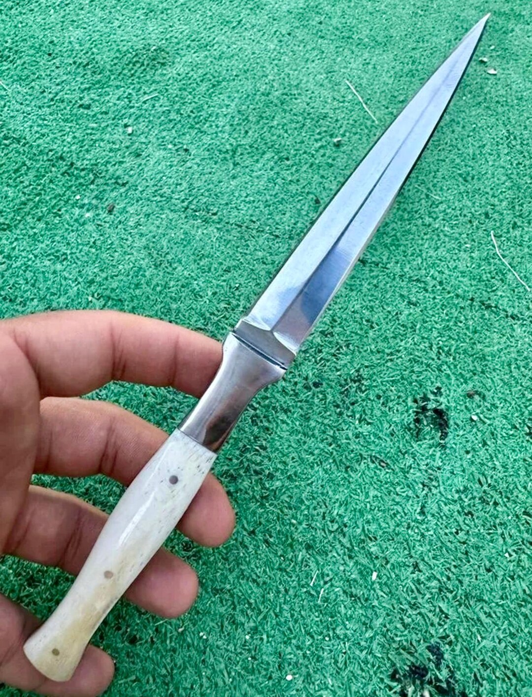 Handmade Double Edged Boot Knife , Best Hunting Knife , Handmade Knives ...