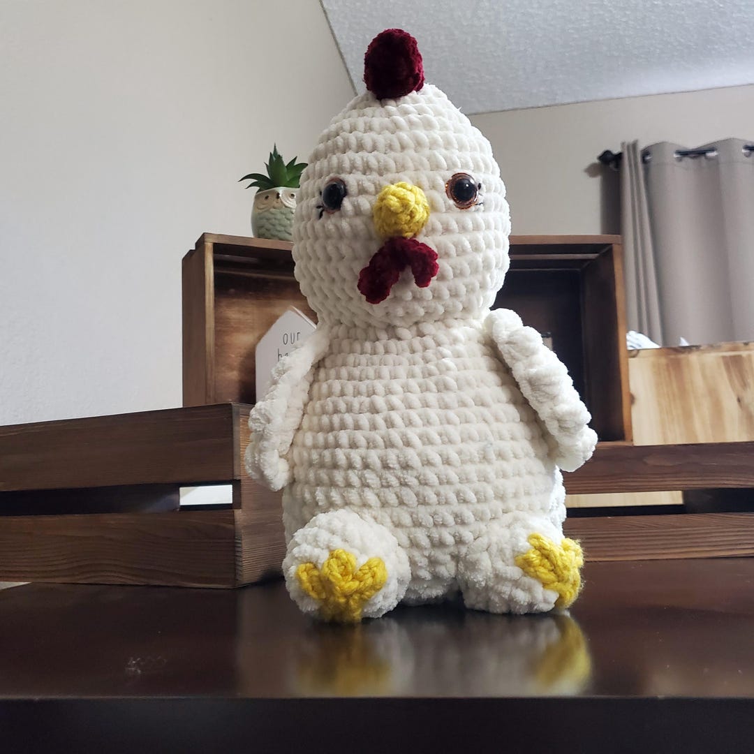 Handmade Crochet Chicken With Hatching Chick – Amigurumi Hen and Egg ...