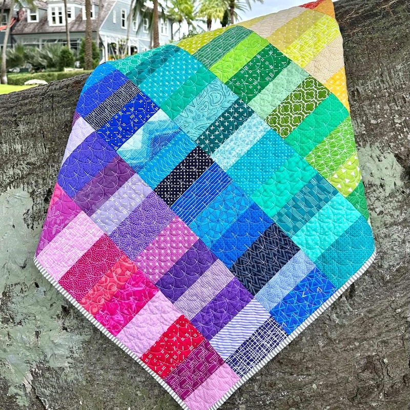 Rainbow Baby Quilt Pattern - Etsy
