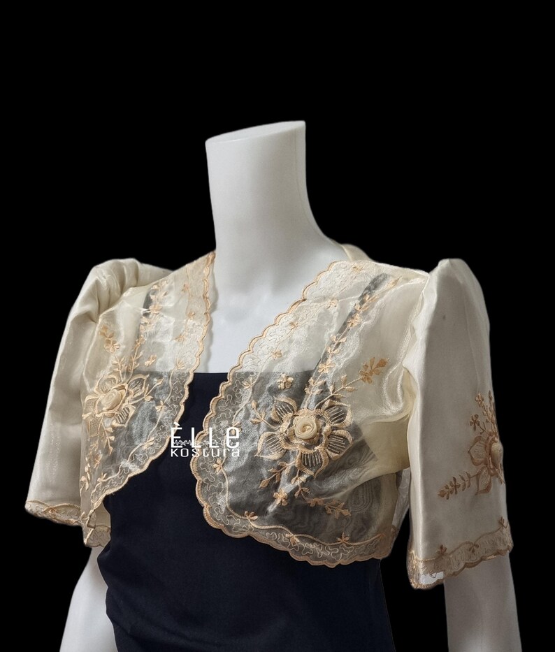 Modern Filipiniana Bolero Top Blouse - Etsy