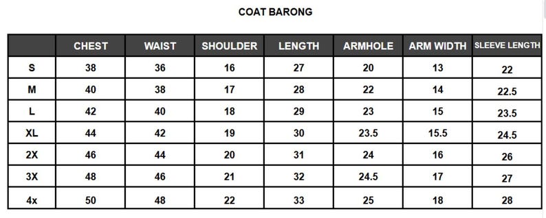 Premium Coat Barong Emroidery for Men - Etsy