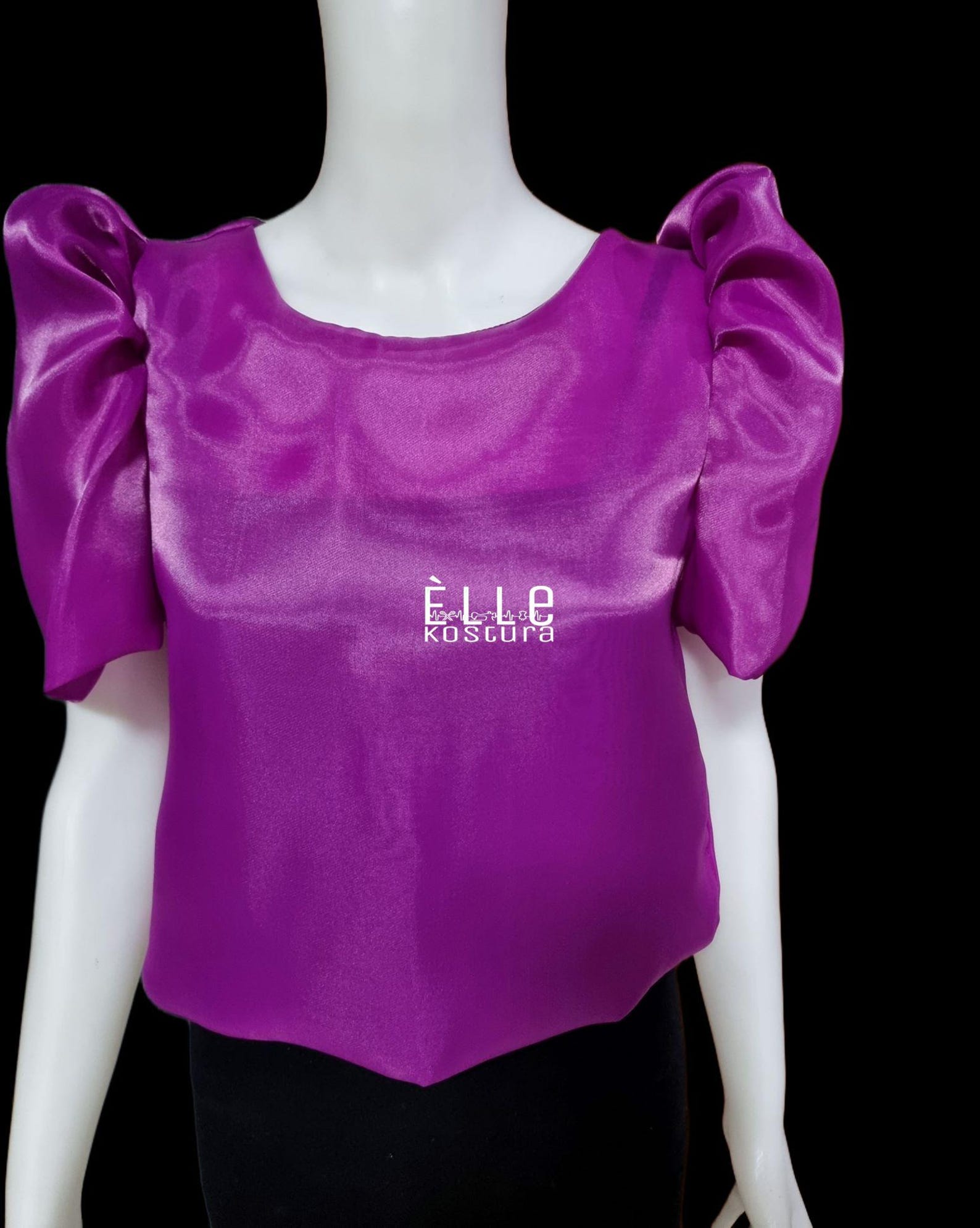 Semi-formal Kimona Plain Jusi Top/blouse 8 Colors - Etsy