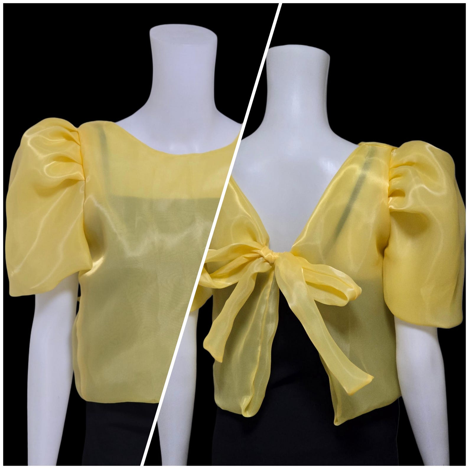 Modern Filipiniana Jusi Kimono Blouse/kimona Top for Women – Formal ...