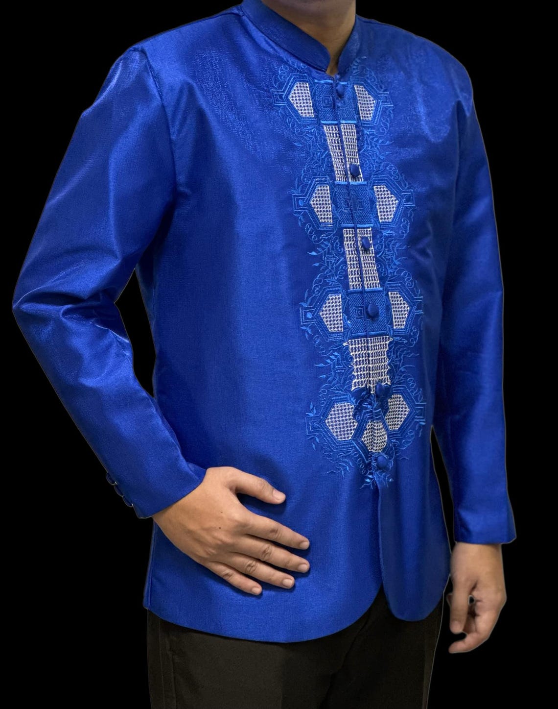 Premium Embroidered Coat Barong for Men - Etsy