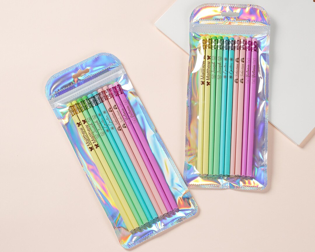 Engraved Pencils With Free Sharpener, Personalized Teacher Gift Idea ...