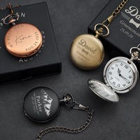 Eternity Chronometric Navigator Pocket Watch, Engraved Gifts for Him ...