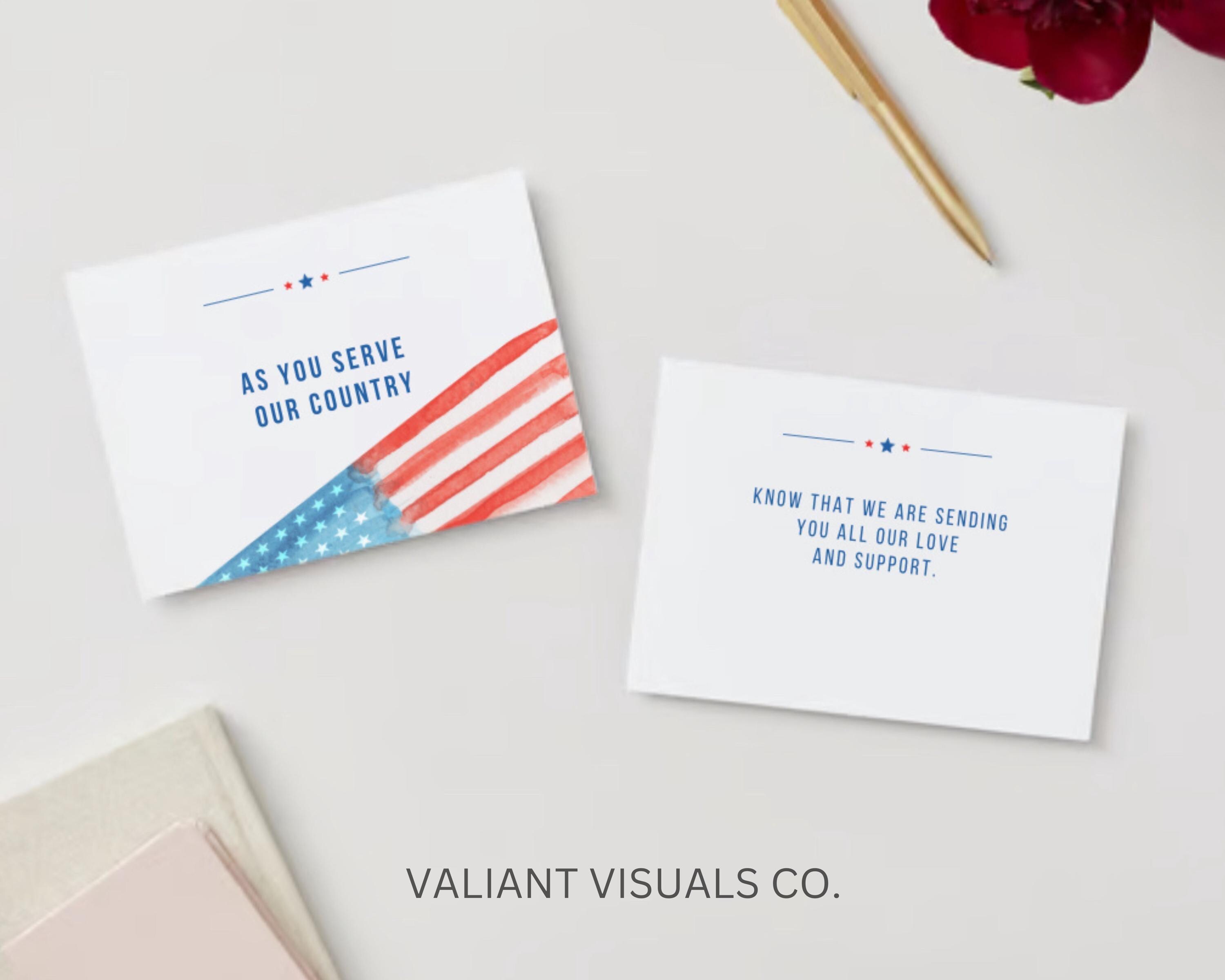 Printable Military Encouragement Card | 5x7 PDF | Ready-to-print ...