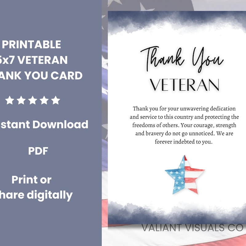 Veterans Day Cards - Etsy