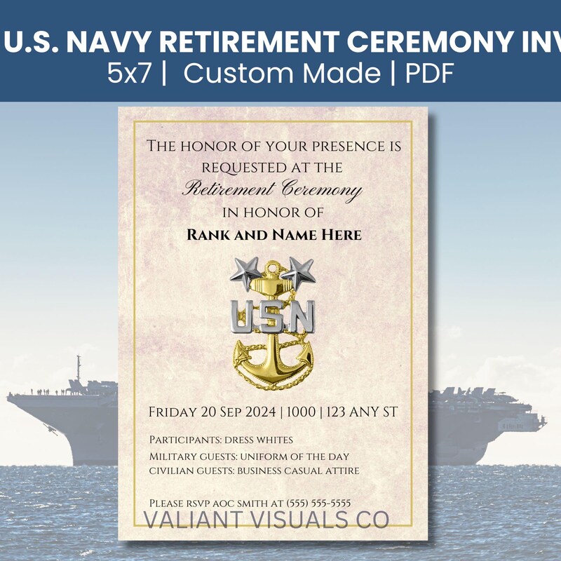 Navy Retirement - Etsy