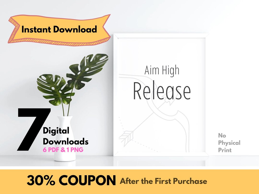 Aim High Release - Motivational Decor - Office Decor - Home ...