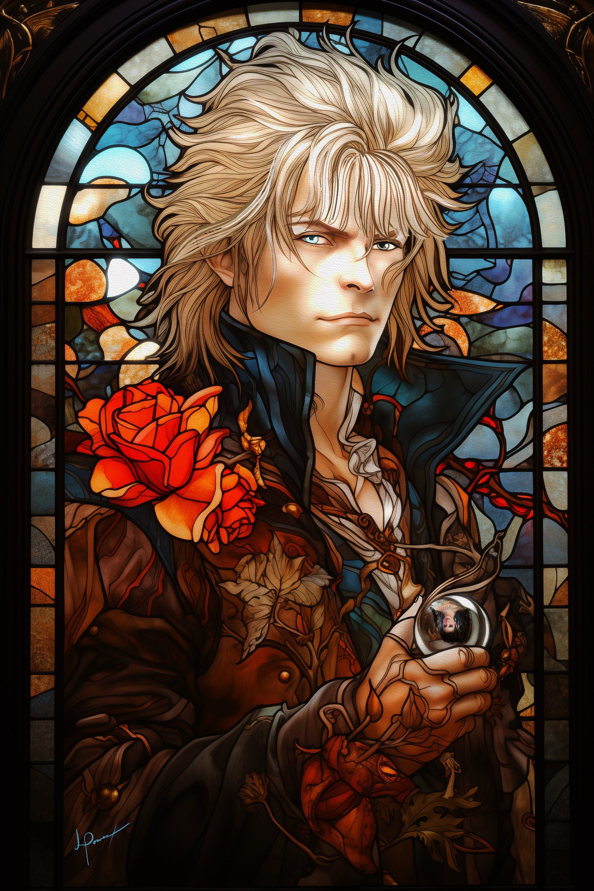 Labyrinth/jareth Goblin King/sarah/magic Ball/a Museum Quality Giclee ...