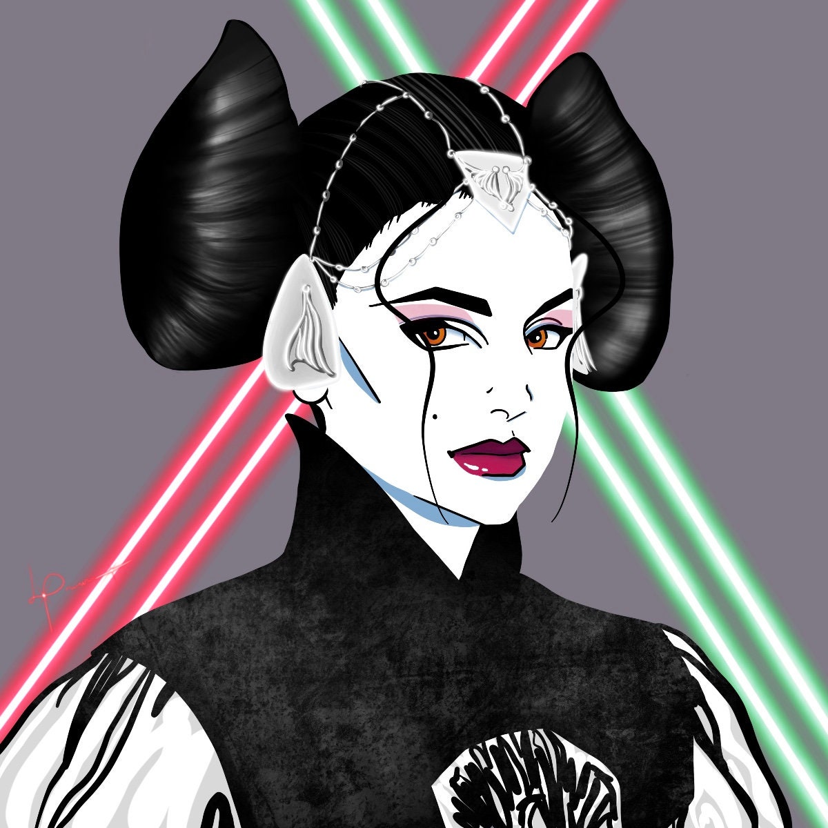 Padmé Amidala a Museum Quality Giclee Print/natalie Portman/patrick ...