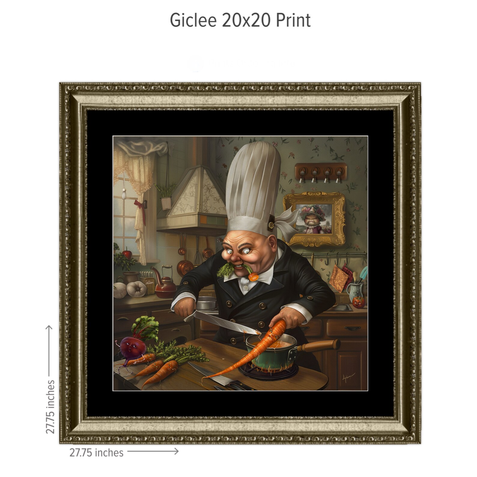 CHOPPITY Chop/mother Goose/museum Quality Giclee Print - Etsy