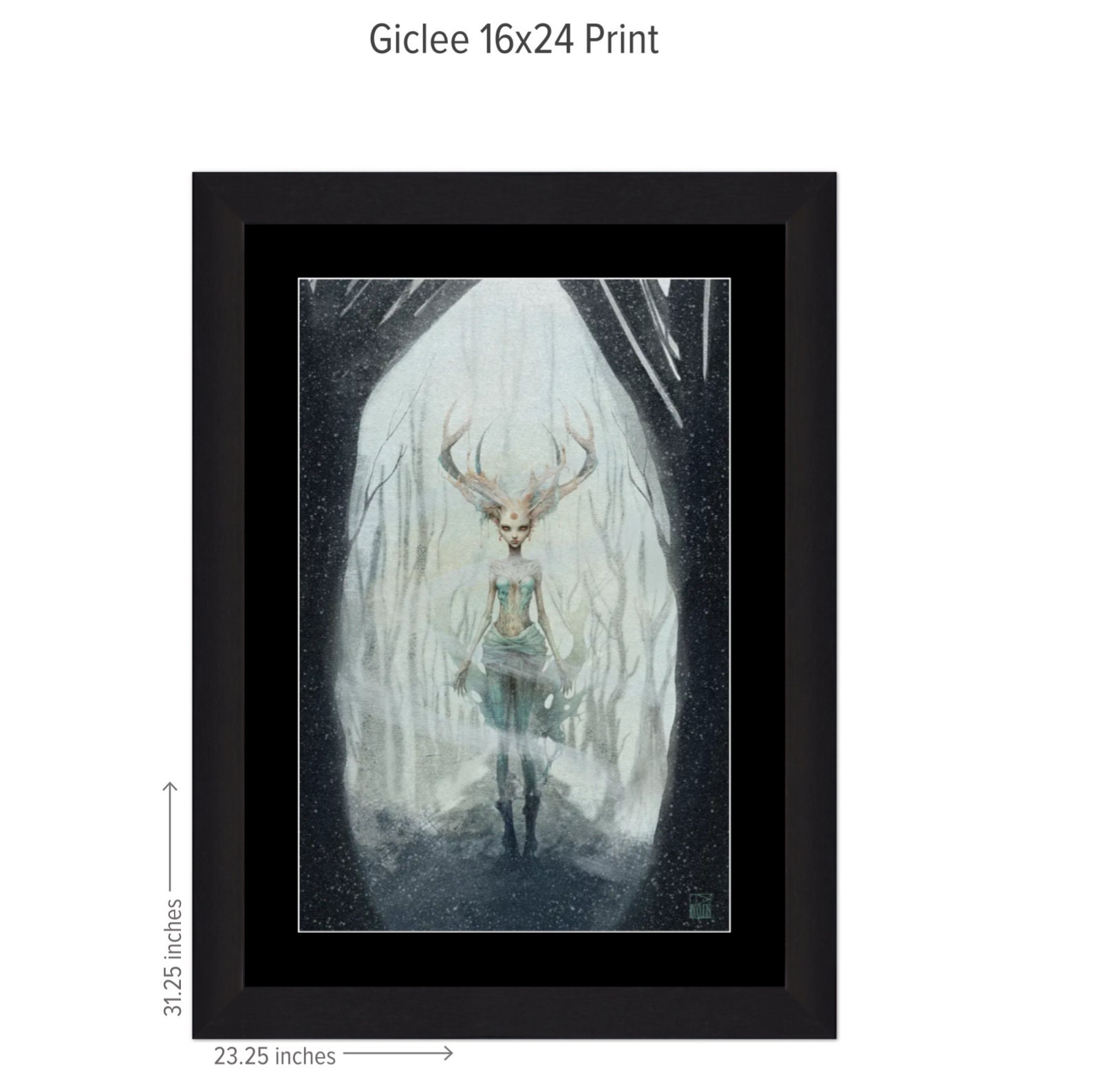 Winter Windigo/a Museum Quality Giclee Print/lmtd Edition - Etsy