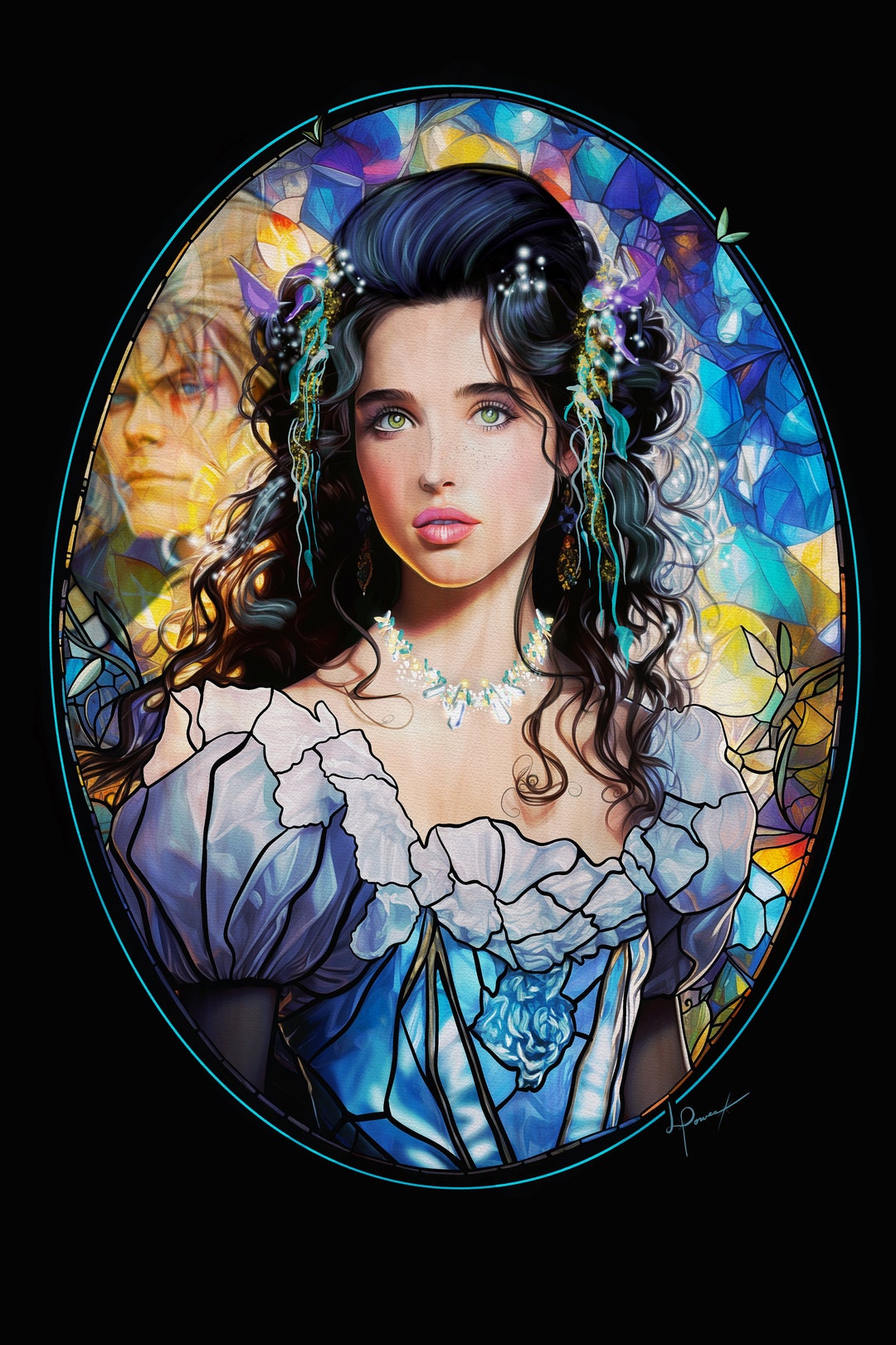 Labyrinth/sarah and Jareth Goblin King/sarah/a Museum Quality Giclee ...