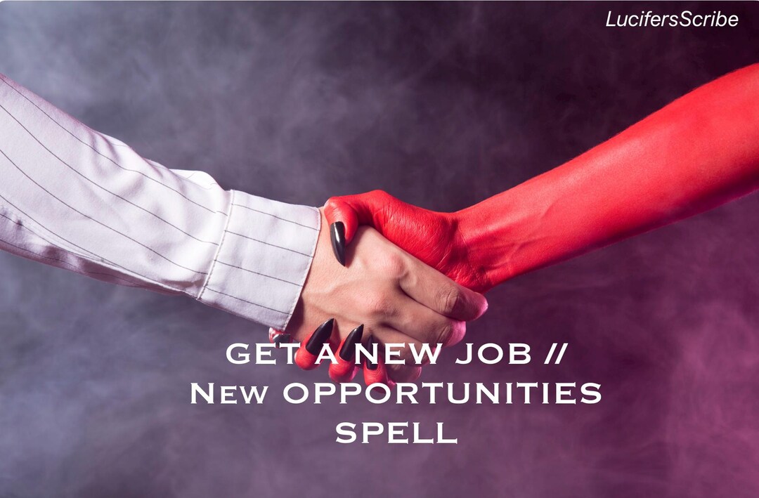 GET A NEW JOB // New Opportunities Spell - Etsy