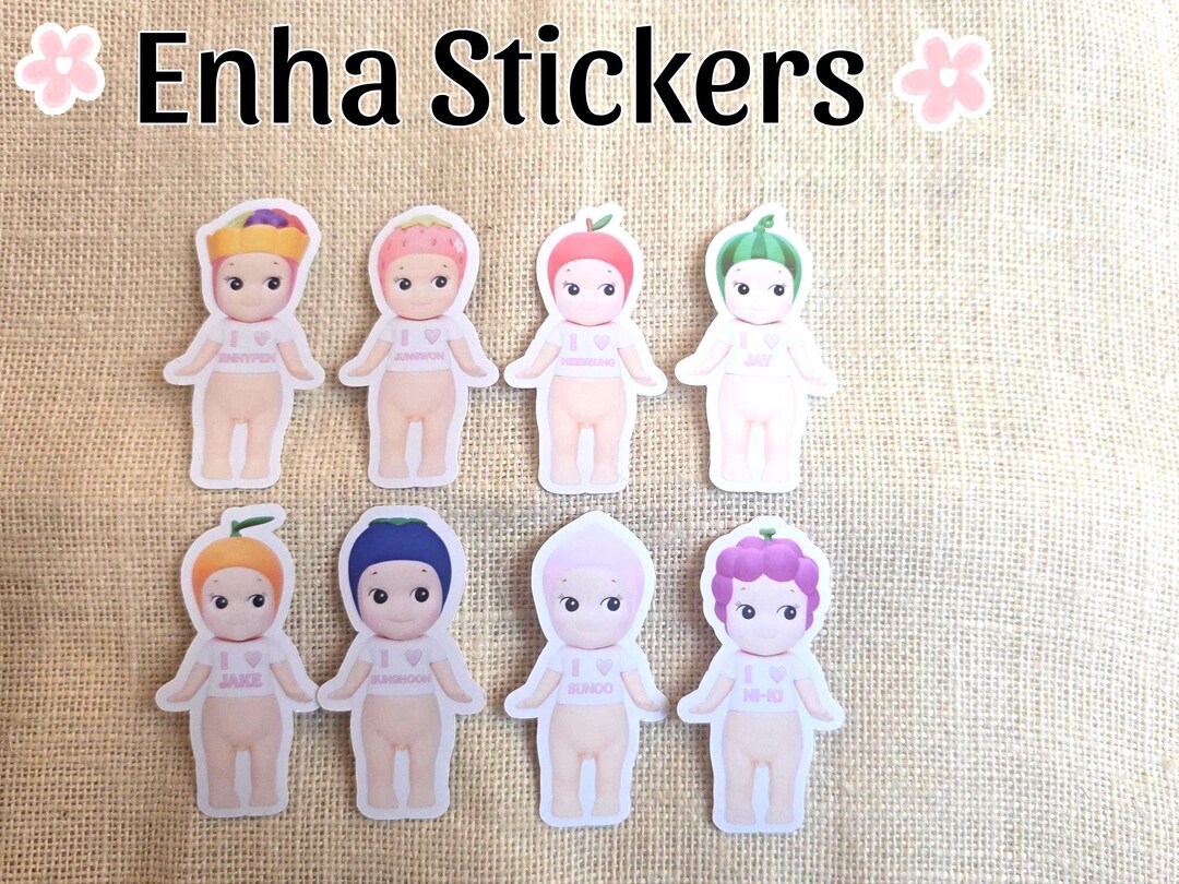 Kpop Stickers, Enha, Kpop , Kpop Decor, Stickers, Kpop, Waterproof ...