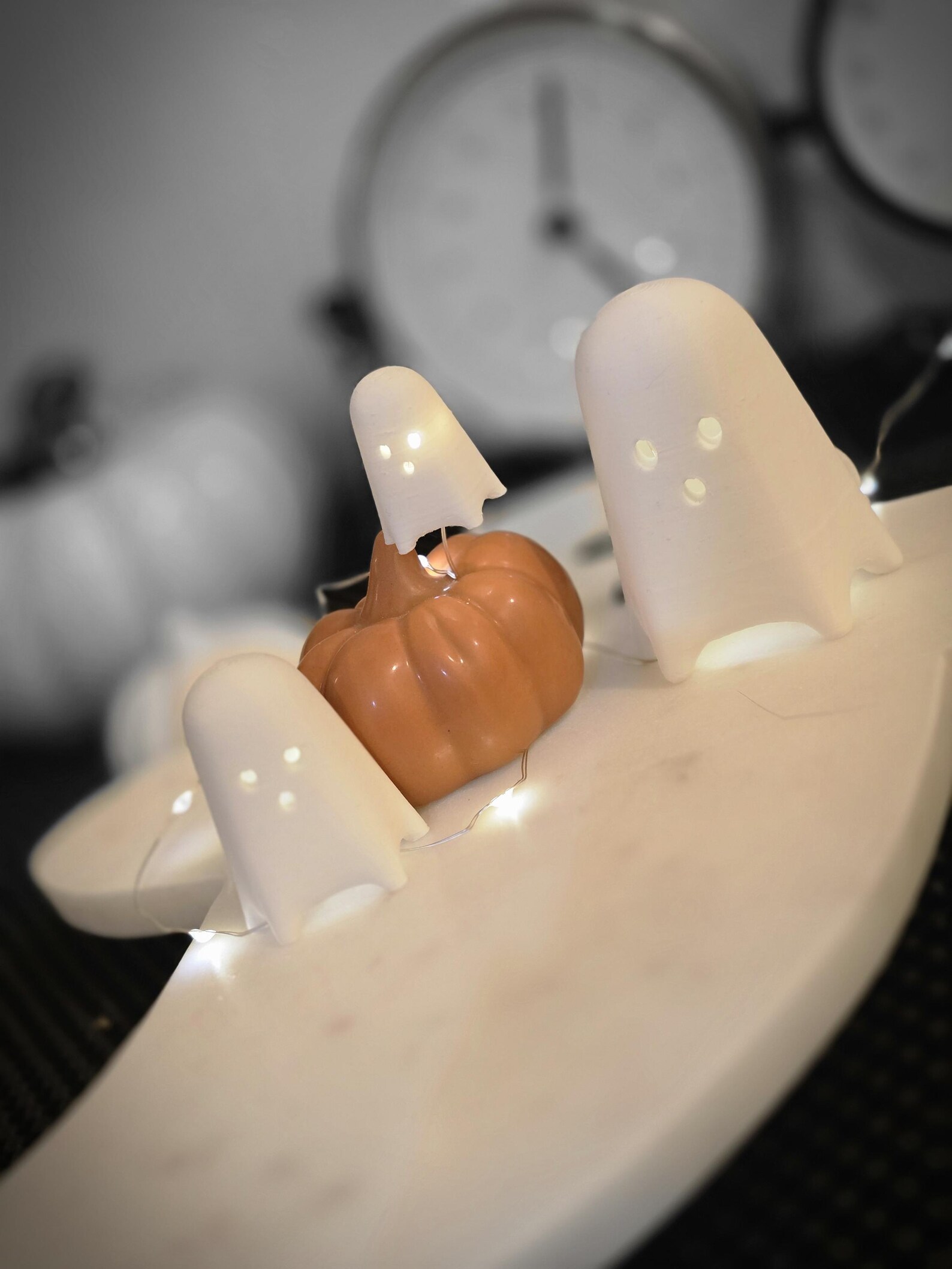 Halloween Ghost Figures, Halloween Decor, Nesting Figurines, 3D Printed ...