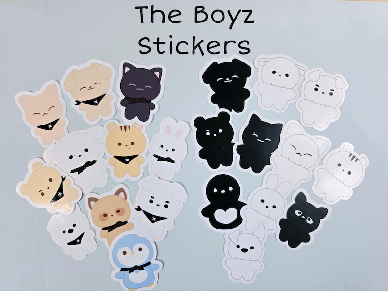 The Boyz Stickers, Kpop Stickers, Sticker Pack, Stationery ...