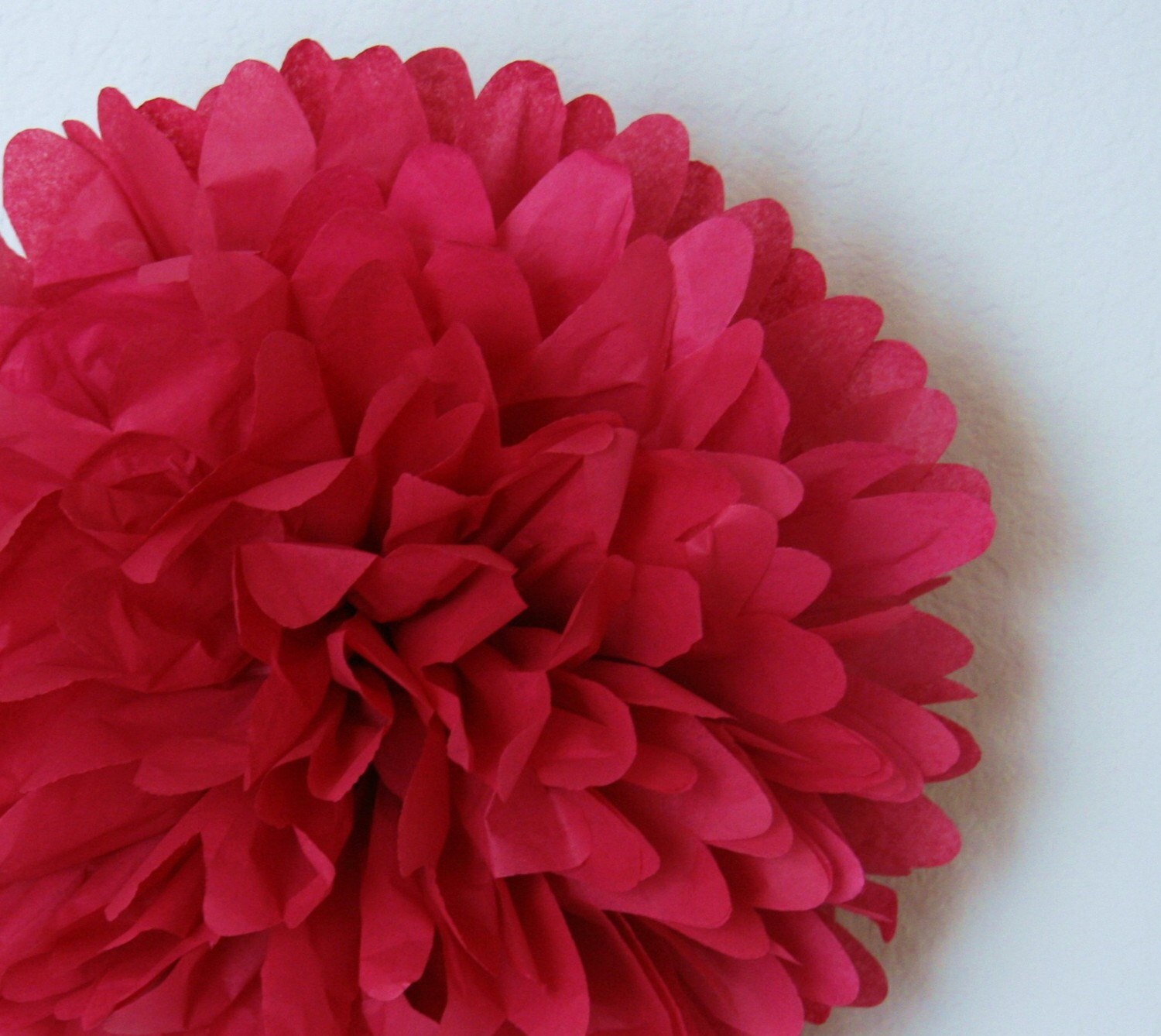 Cranberry one pom | Etsy