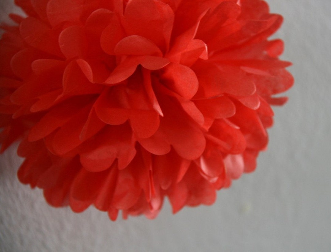 Mandarin Red - One Pom - Etsy