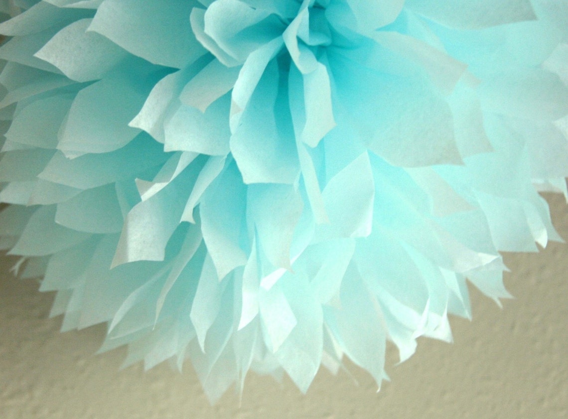 Light Blue One Pom - Etsy