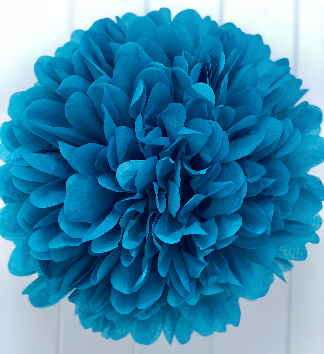 PEACOCK Tissue Paper Pom - Etsy