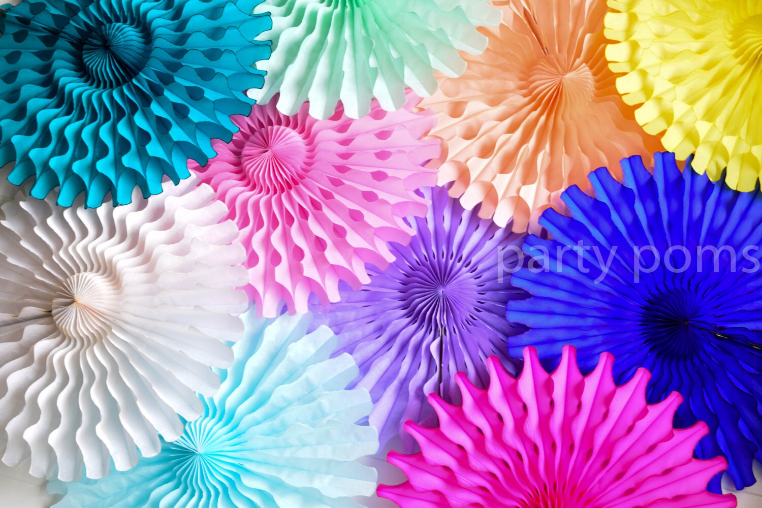 Paper Fans Party Decoration // Weddings // Birthdays - Etsy Canada