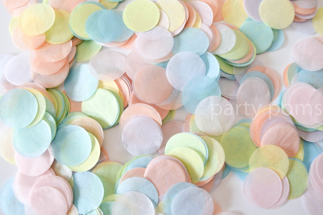 Pastel Rainbow Confetti Mix - Etsy