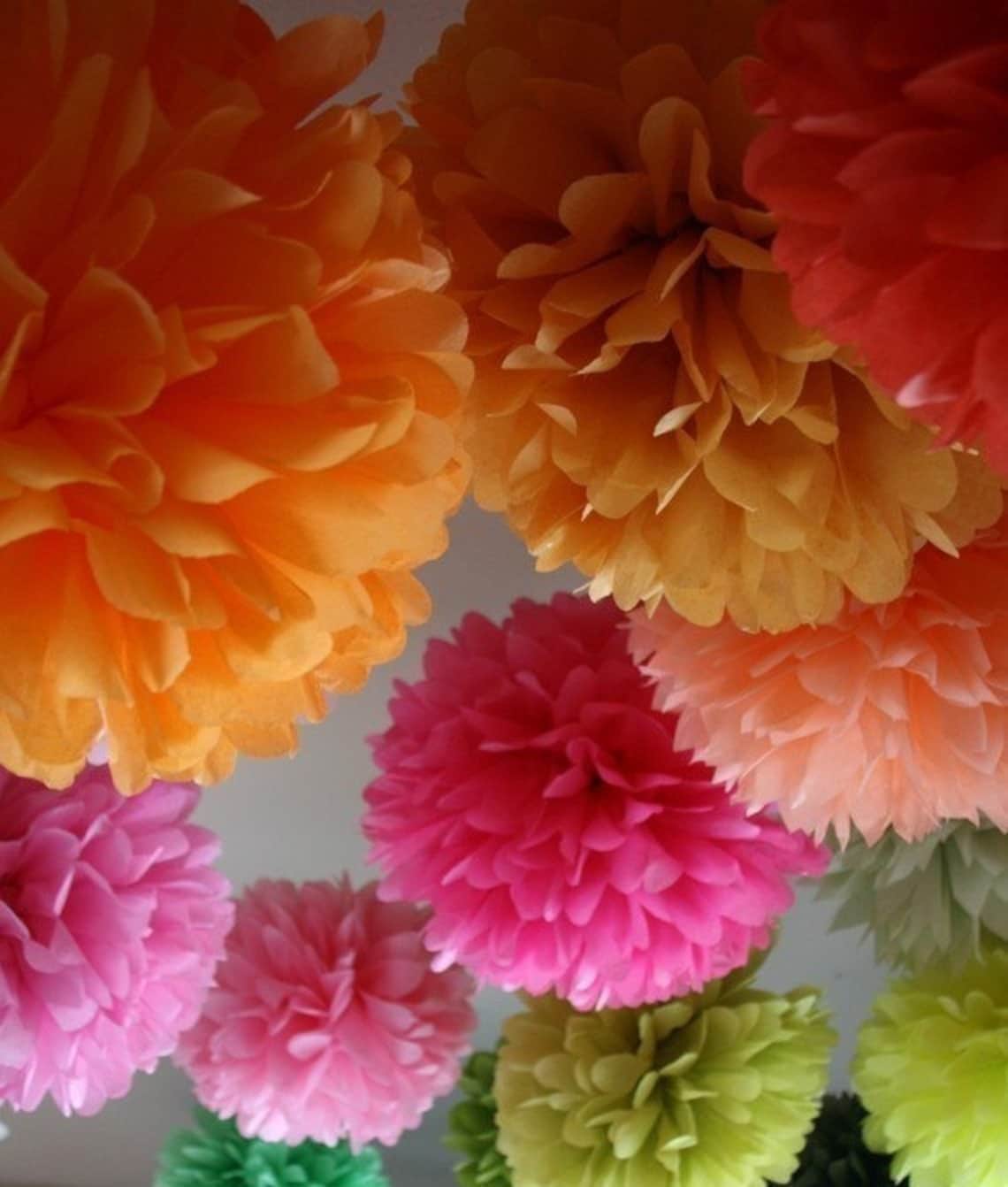 30 Poms Choose Your Colors | Etsy