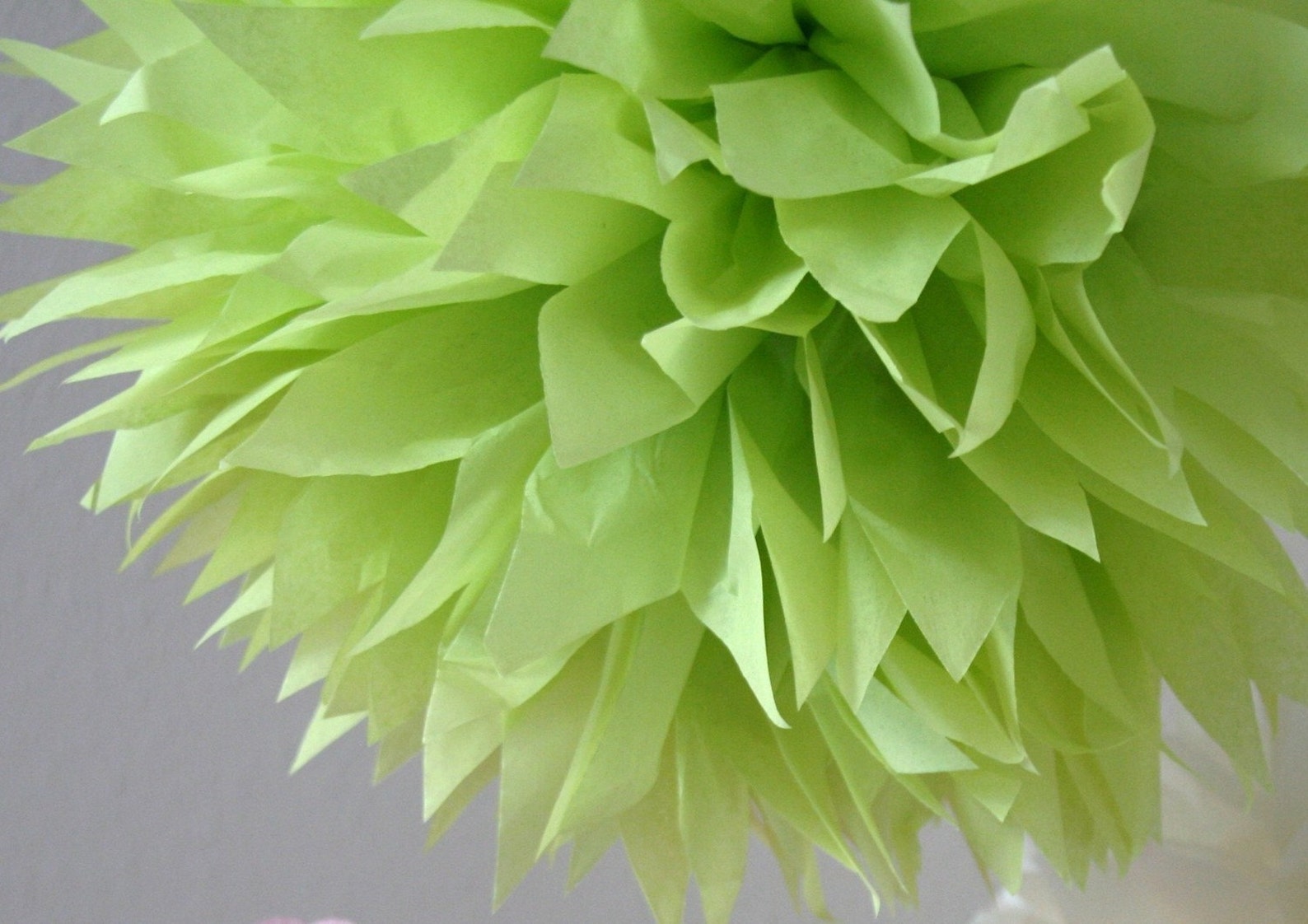 Leaf .. Tissue Pom Pom / Wedding Decor - Etsy