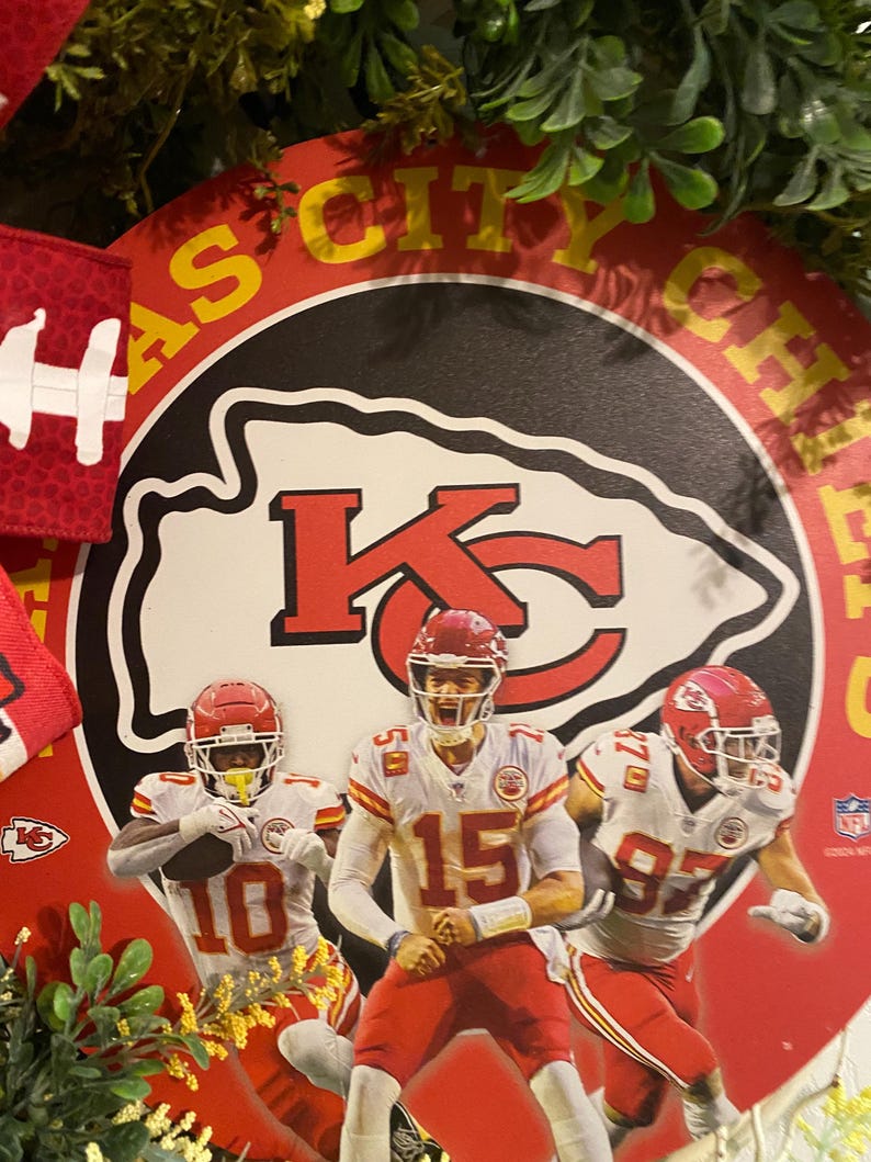 Kansas City Chiefs Wreath - Etsy