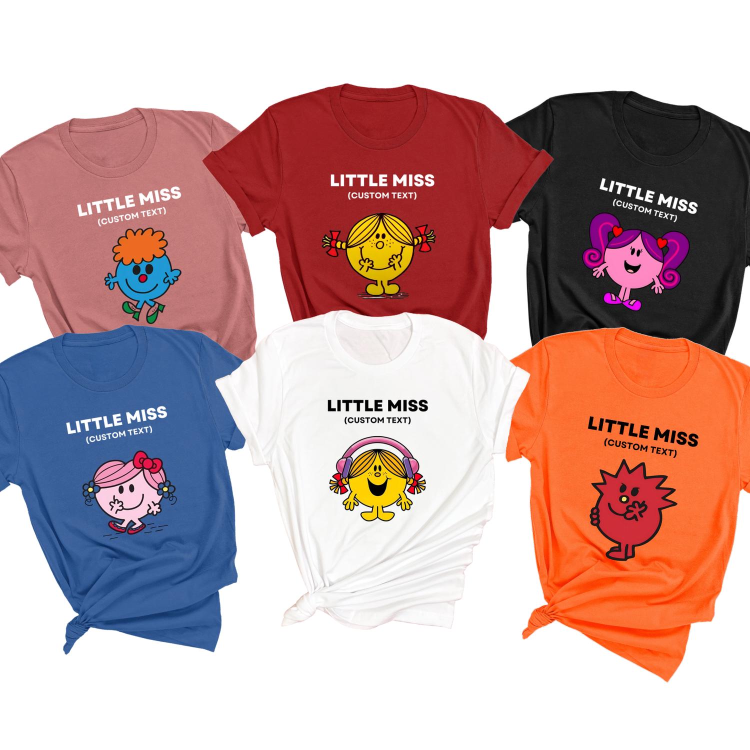 Customized Little Miss Shirt, Custom Little Miss T-shirt, Funny Little ...