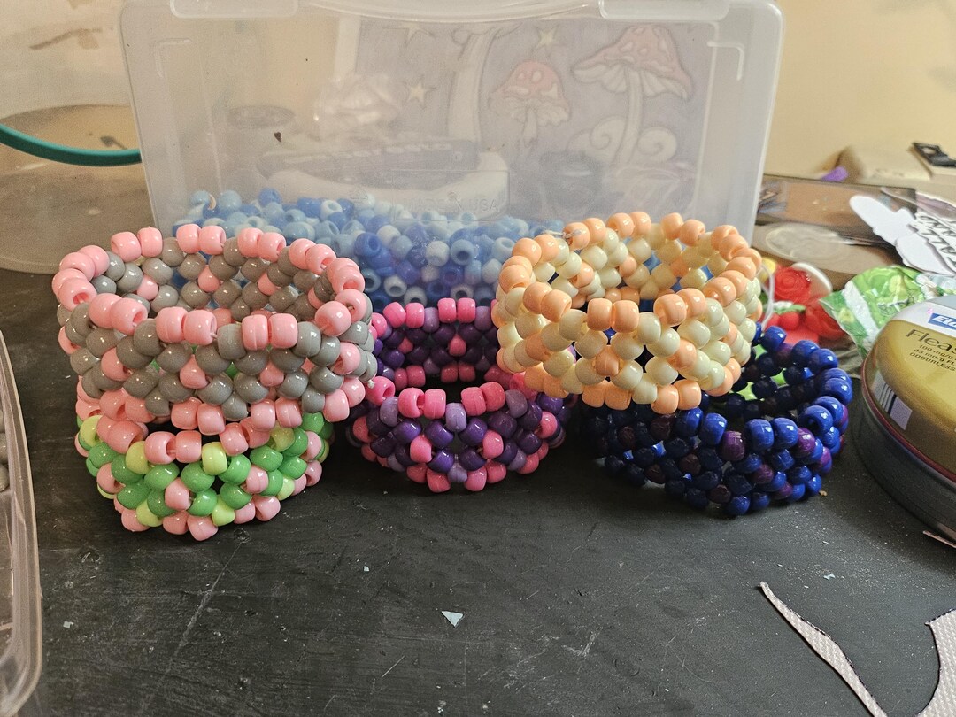 5 Customizable Single X Base Kandi Cuff - Etsy