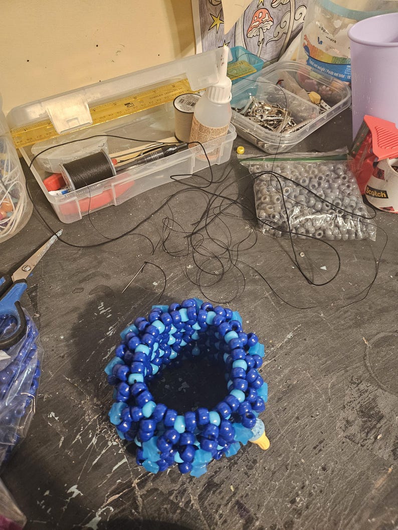 Mini 3D Xbase Rotating Kandi Cuff - Etsy