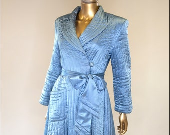Blue Dressing Gown - Etsy