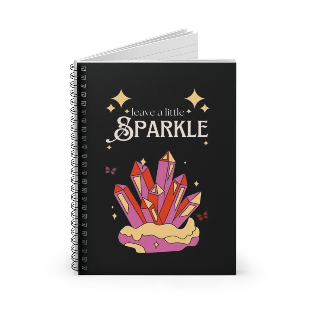 Sparkle Journal - Spiral Notebook, Journal Keeping, Daily Planner ...