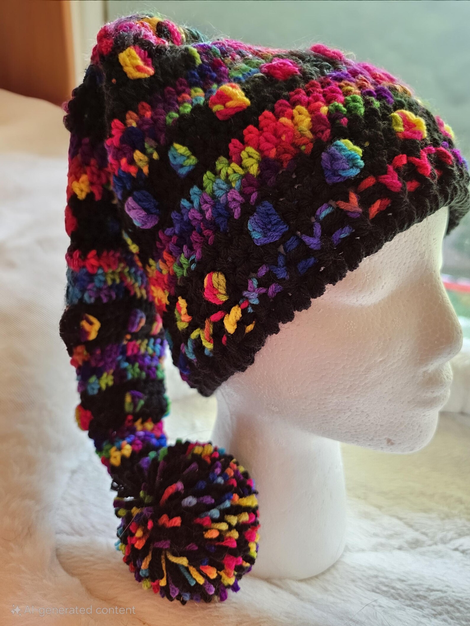 Beautiful Crochet Hat Made With Your Choice of Color Combinations - Etsy