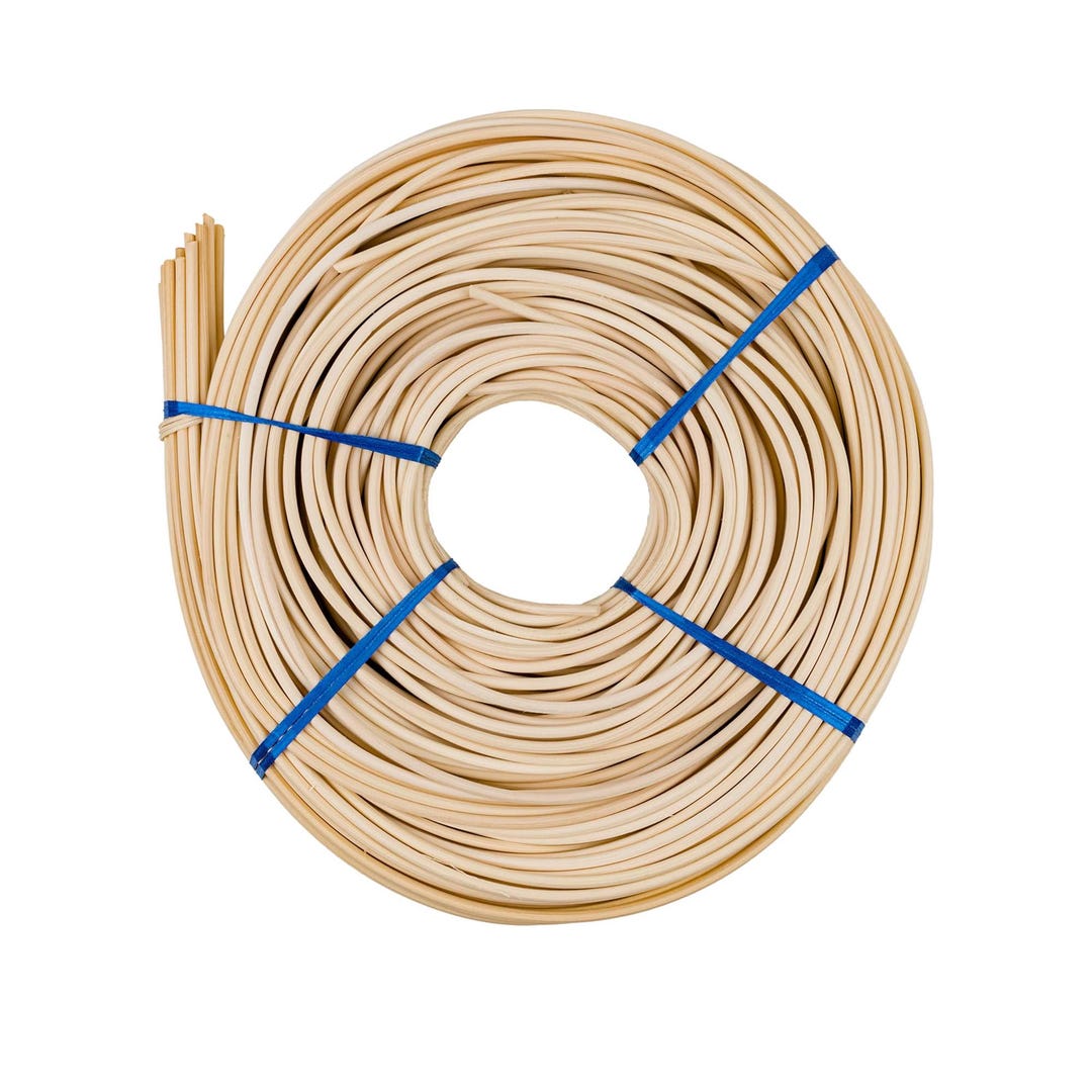 4.25 Mm Round Reed 7 1 Pound Coil Rattan Reed for Basket Weaving and ...