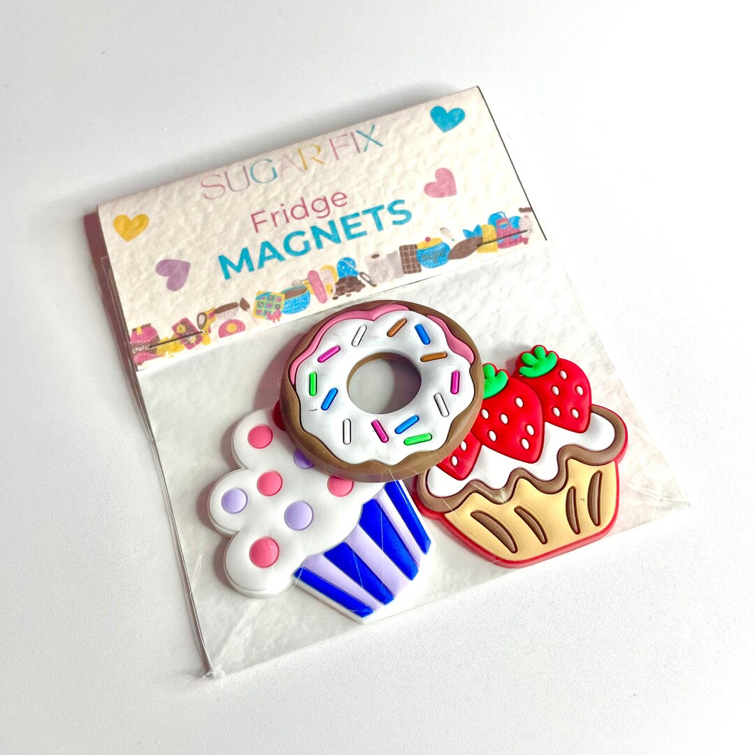 3 Kitchen Fridge Magnets, Free Gift Bag Included - Etsy